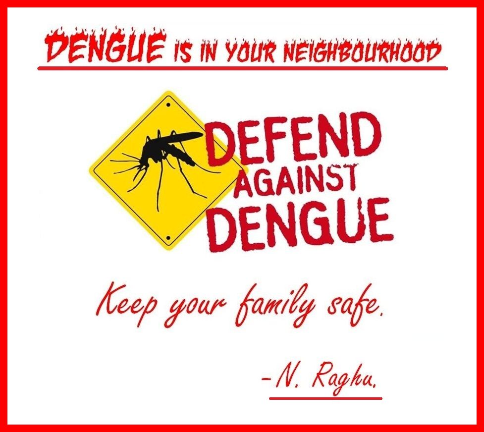Raghu's column!: DEFEND AGAINST DENGUE.