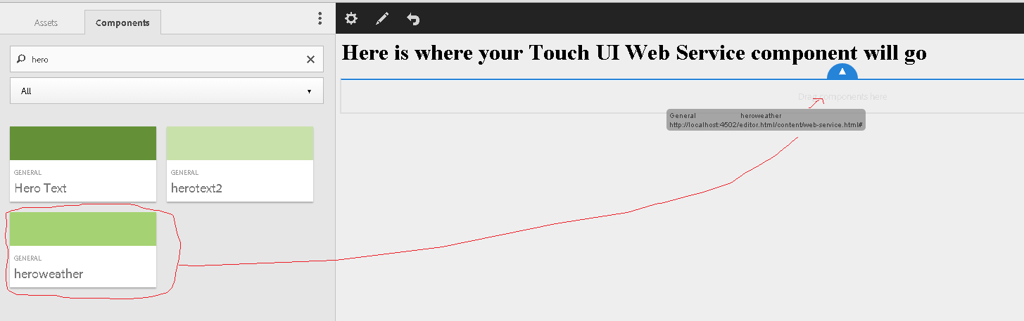 Creating Adobe Experience Manager Touch Ui Components That Consume Web Services Aem Tutorials