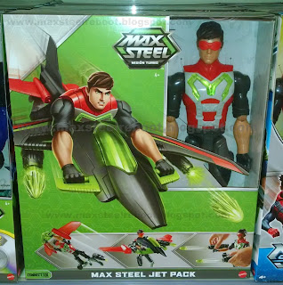 Max Steel Reboot: Max Steel Jet Pack y nuevas figuras básicas en tiendas