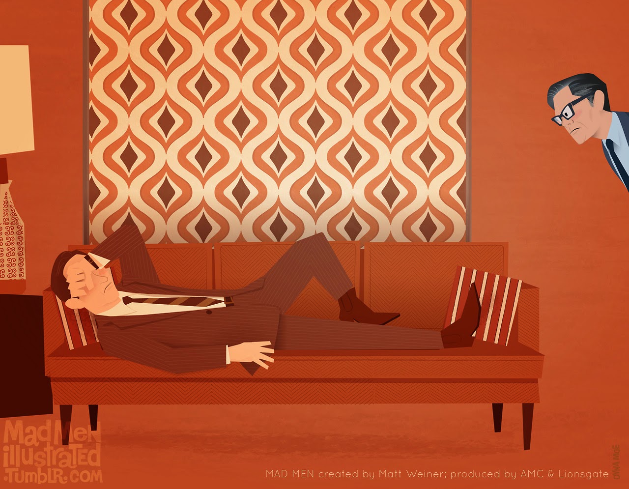 Dyna Moe. Mad Men illustrated. Season Six | Doctor Ojiplático