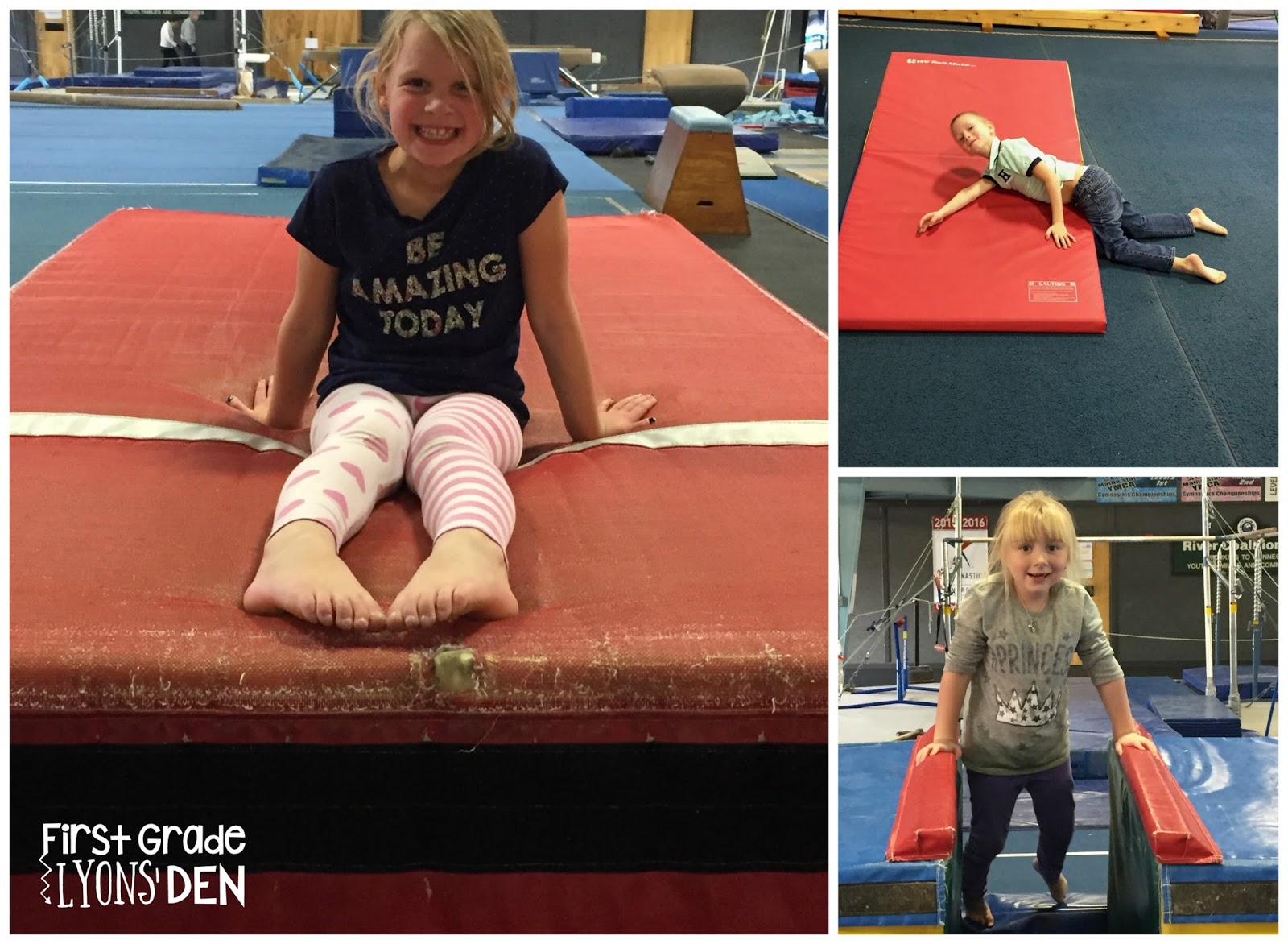 First Grade Lyons' Den: Gymnastics at the YMCA