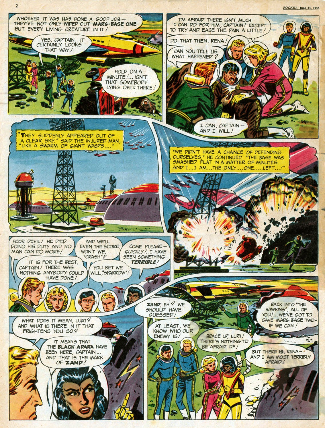 BLIMEY! The Blog of British Comics: Short-lived comics: ROCKET (1956)