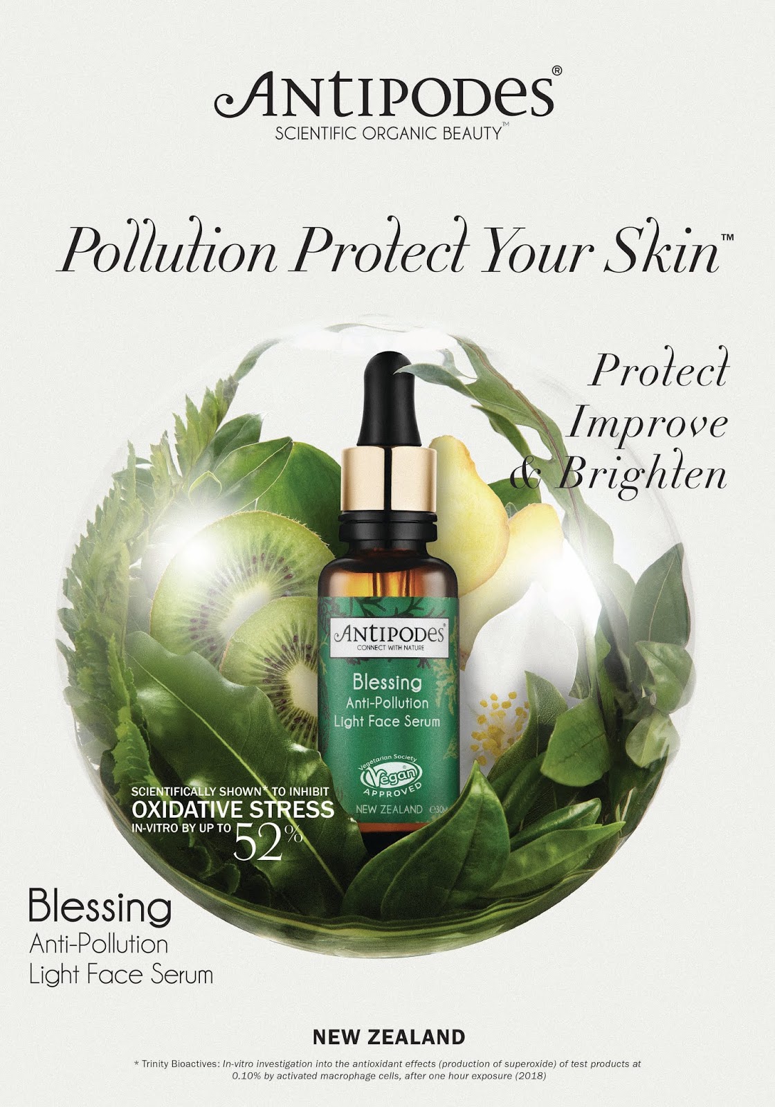 All about: Antipodes Blessing Anti-Pollution Light Face Serum