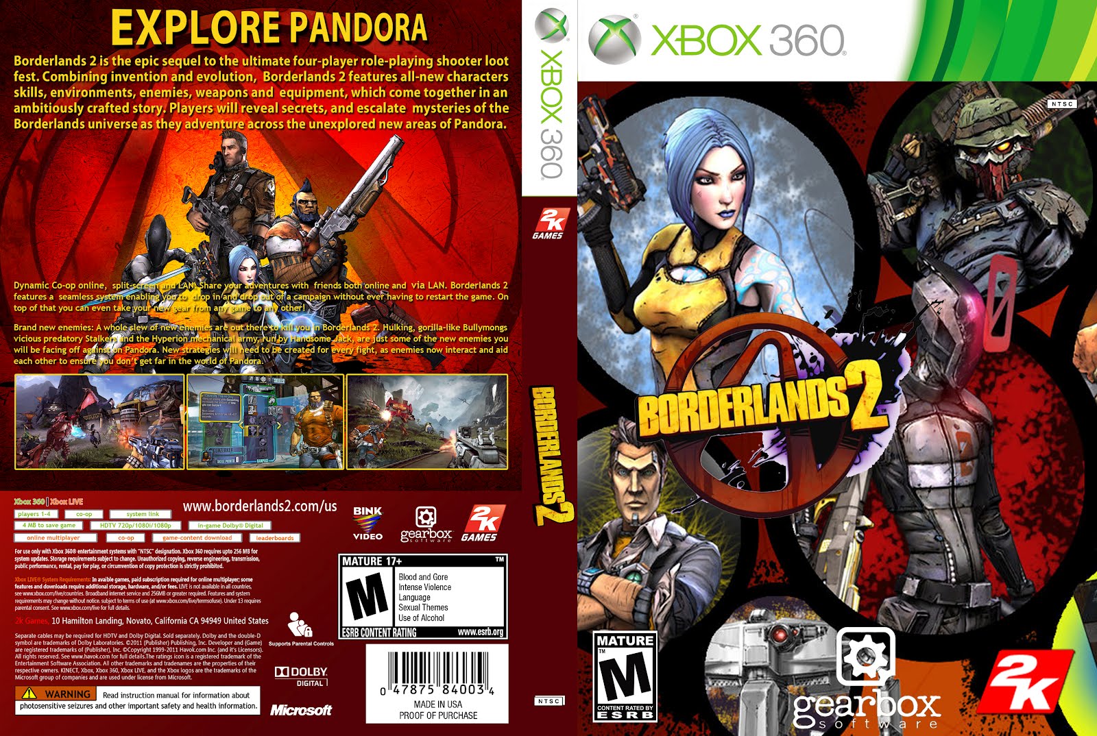 Capas e Covers: Borderlands 2