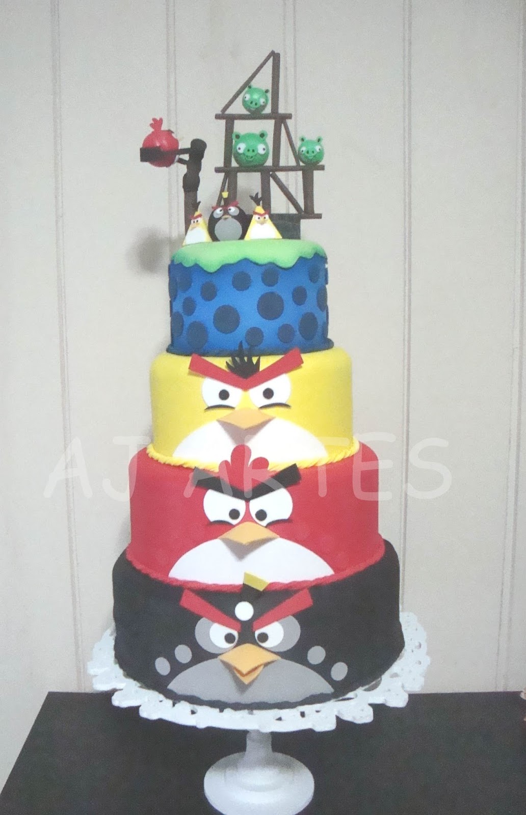 AJ Artes: Mais Bolo fake Angry Birds =)