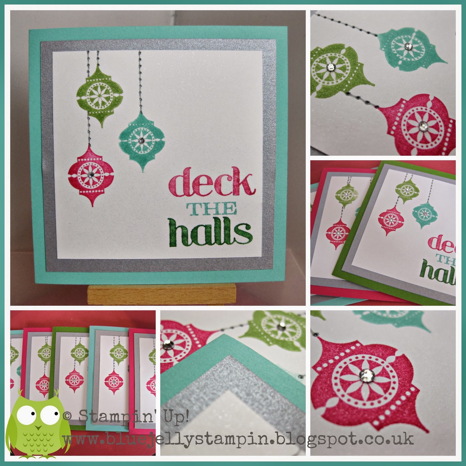 Blue Jelly Sew n So - Victoria Rogers: Stampin' Up! Christmas Messages