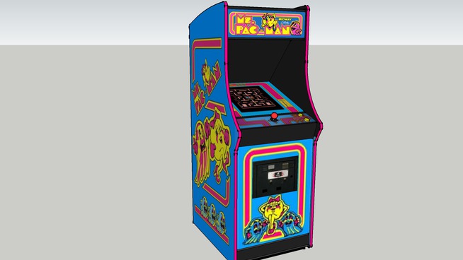 Arcade Game Cabinet Collection - Sketchup Warehouse