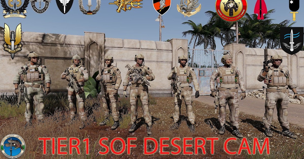Crye G3 を Arma 3 に追加の Tier 1 Special Operations Forces II desert ...