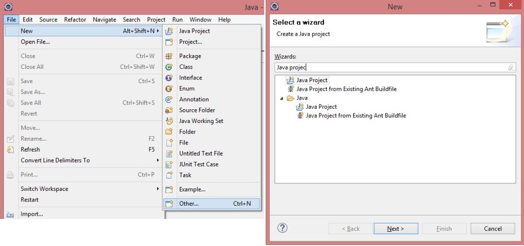 EDUARDO FONTANA: Criando Um Projeto Java No Eclipse