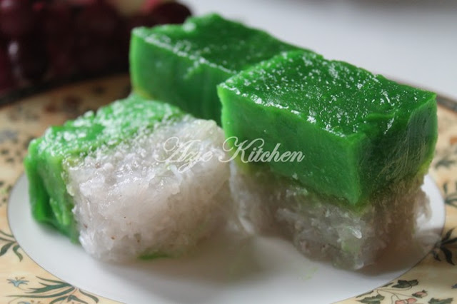 Kuih Talam Tokyo Yang Sedap - Azie Kitchen