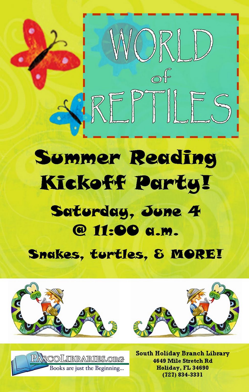 South Holiday Library Blog: Summer Reading Kickoff Party pn Saturday ...