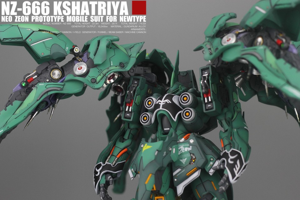 Custom Build: Neo Grade 1/100 NZ-666 Kshatriya