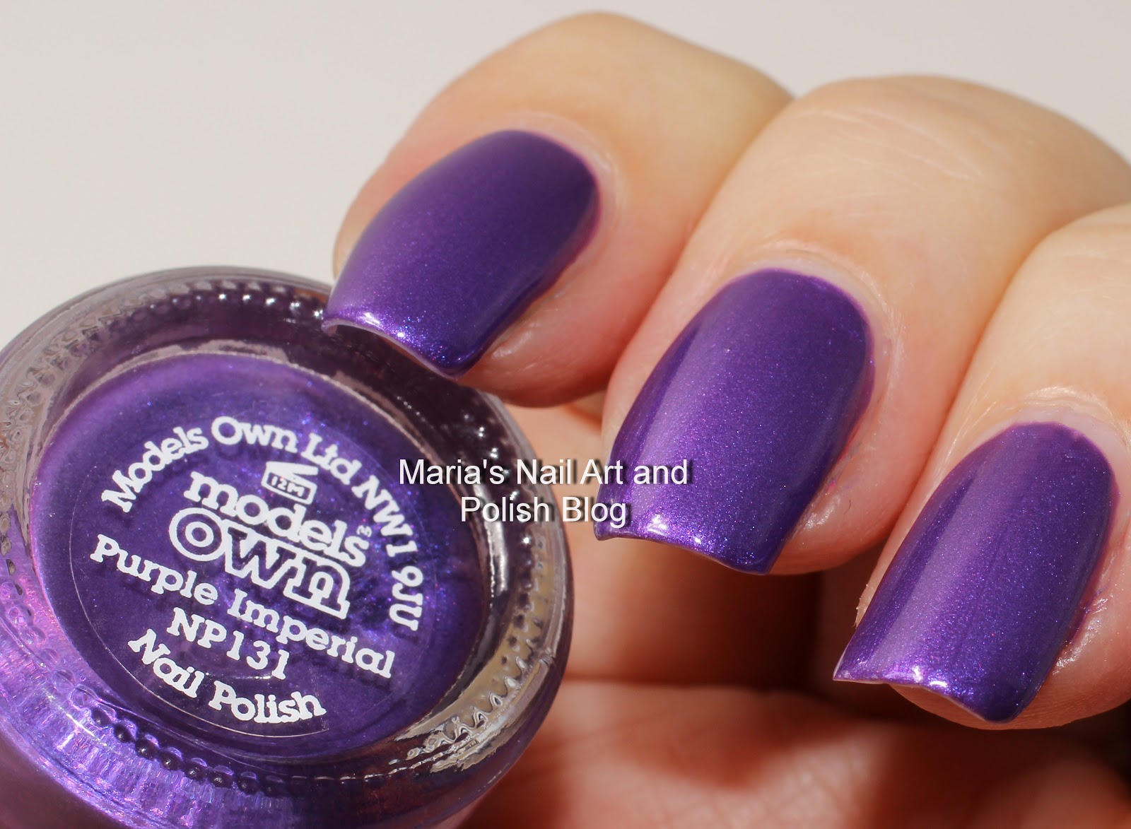 Marias Nail Art and Polish Blog: Models Own swatch spam: Deep Purple ...