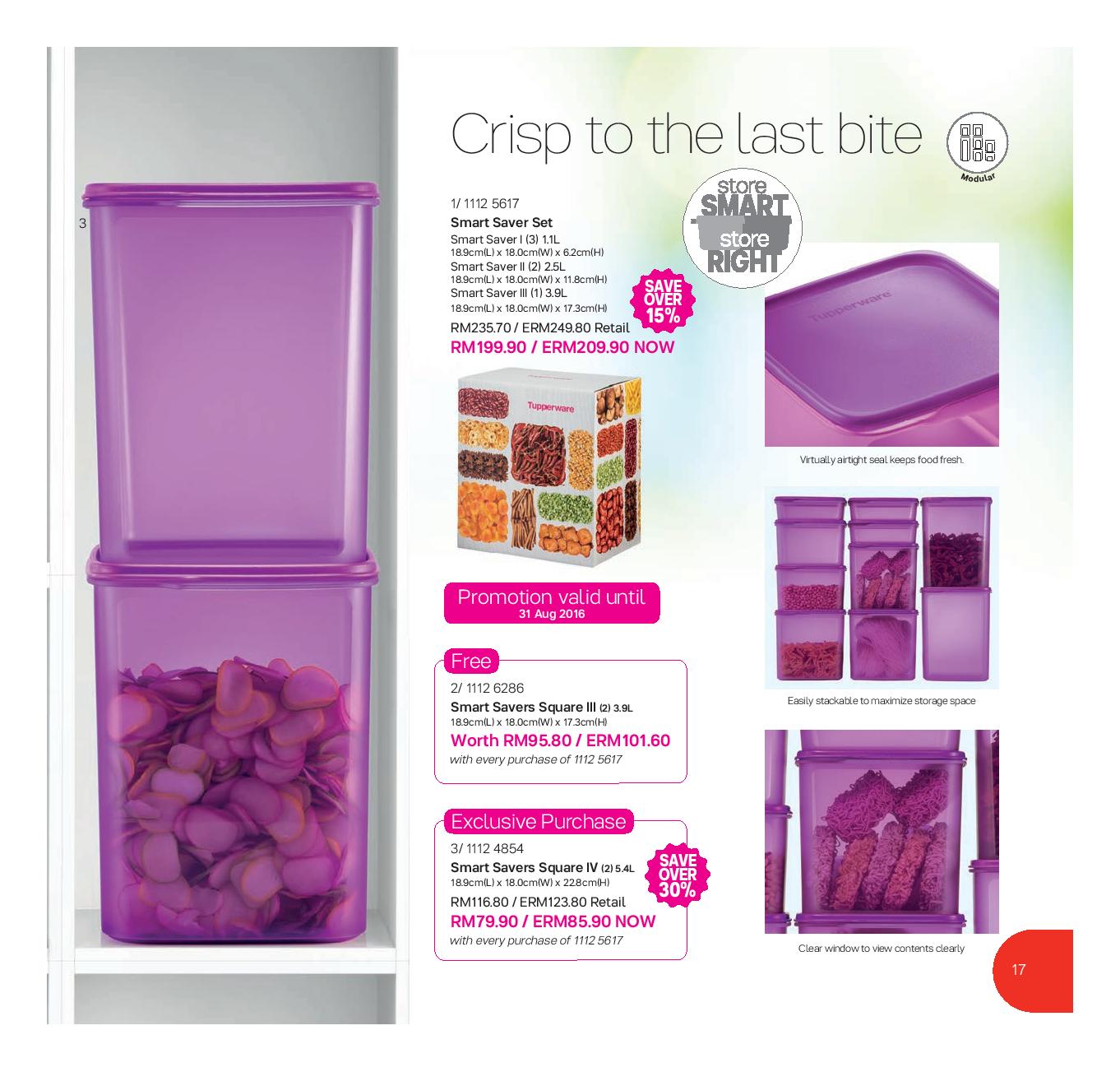 Tupperware Catalog 13 August 2016 - 30 September 2016 | Tupperware ...