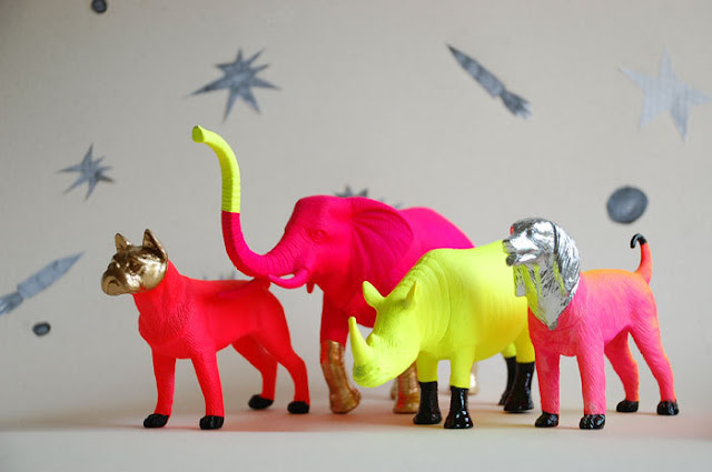 BlueBird Hill: funky animals