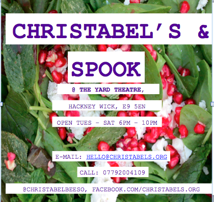 London Pop-ups: Christabel's & Spook's Pop-up Restaurant at The Yard in ...