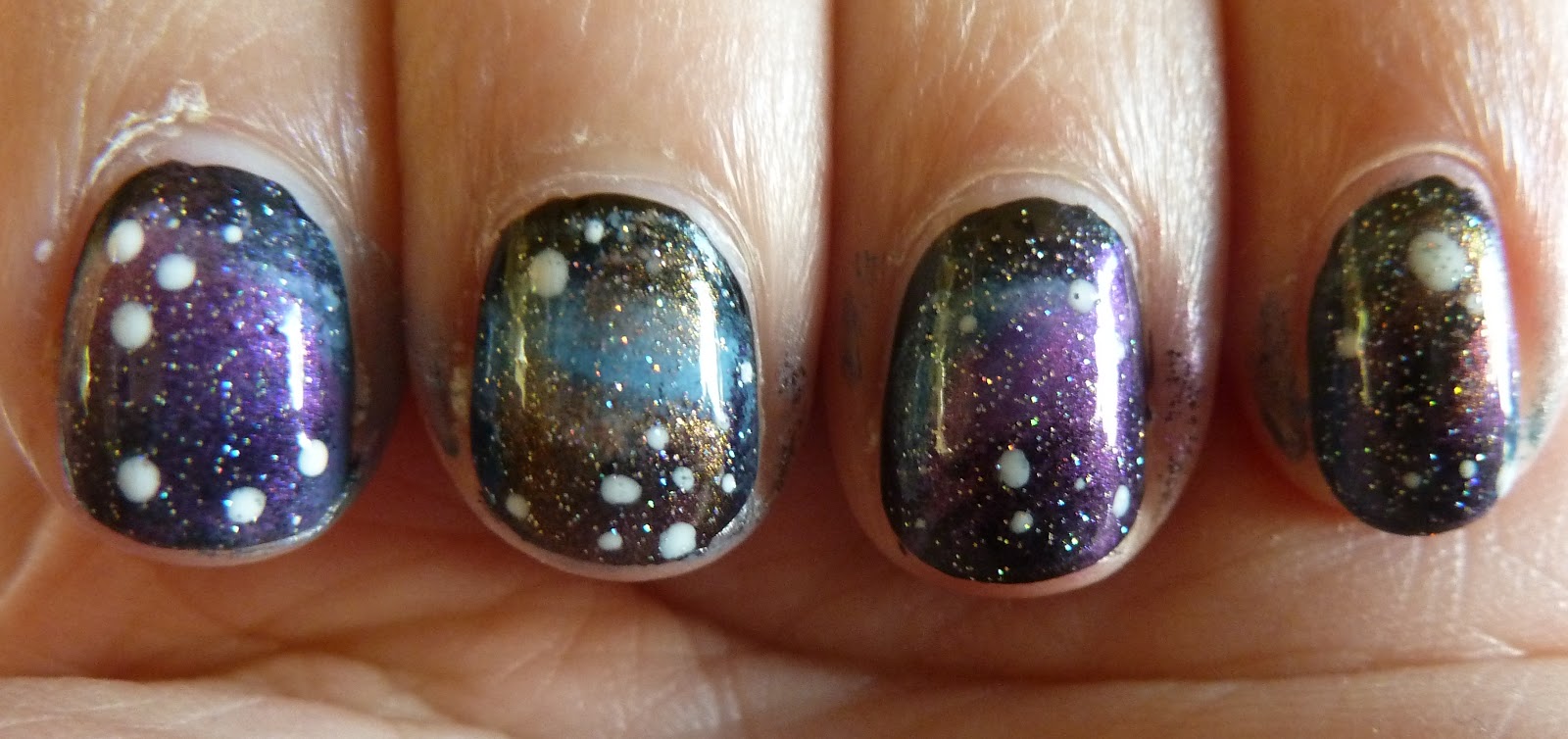 NailsByStephanie: Tutorial: Galaxy Nails