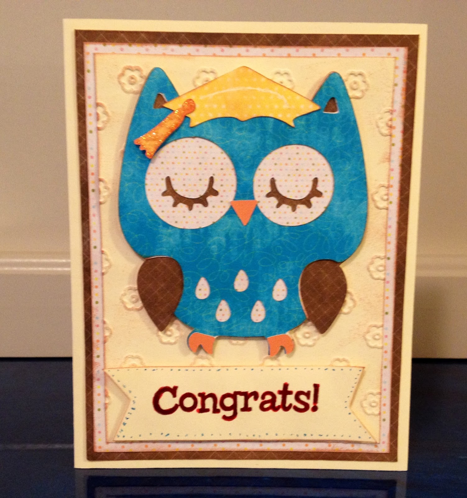 ~ Marilyn's Crafts ~: Congrats! Graduation Card.