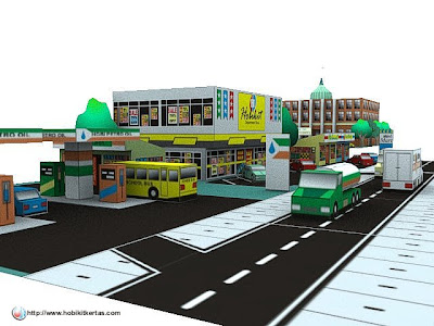 Hobicity Urban Retail Business Papercraft | Papercraft Paradise ...