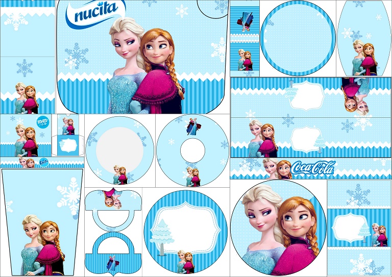 Frozen Christmas in Blue: Free Printable Candy Bar Labels. - Oh My ...