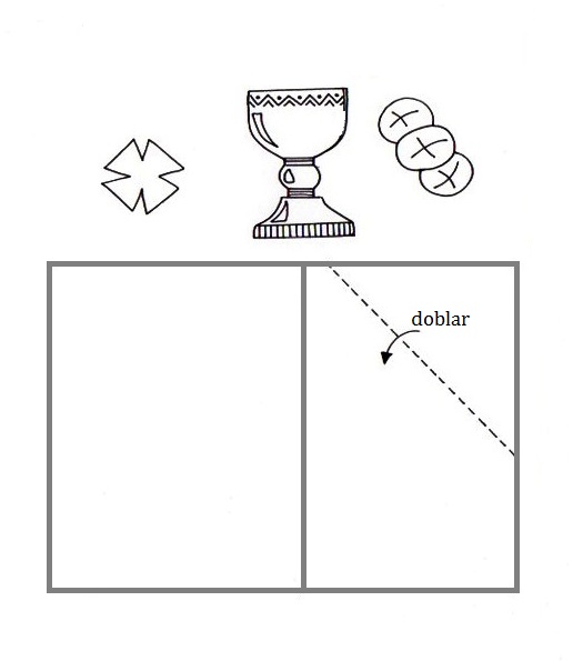 Dibujos referido a la semana santa para colorear el caliz - Imagui