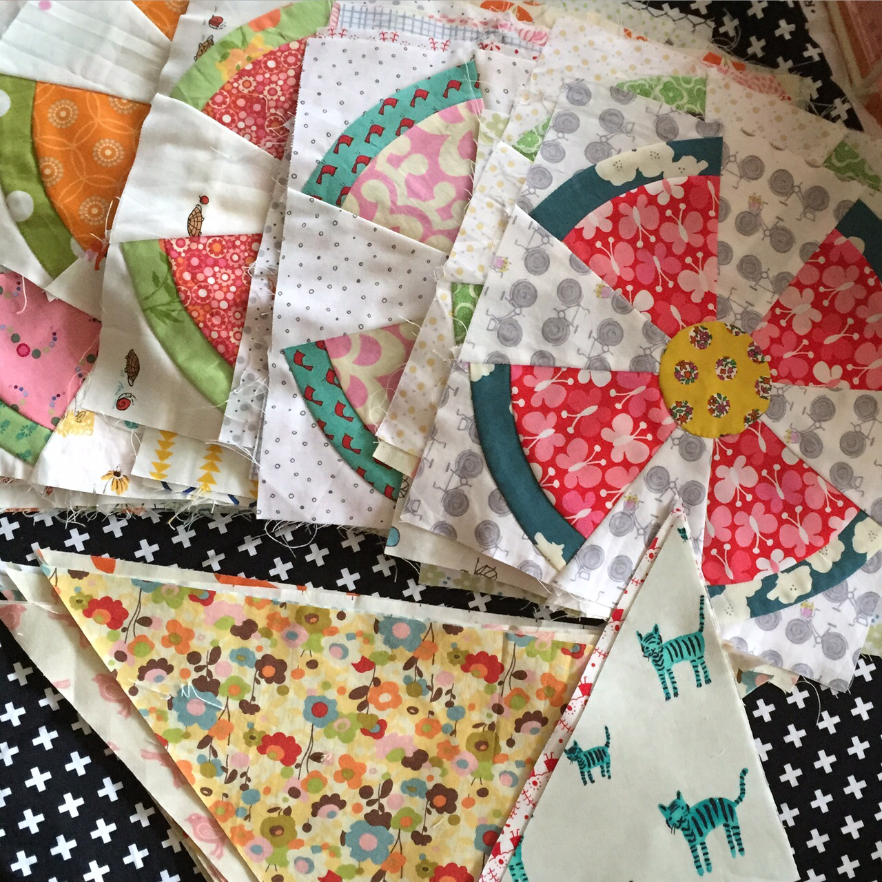 Kate Henderson Quilts: Steam Punk Quilt Top