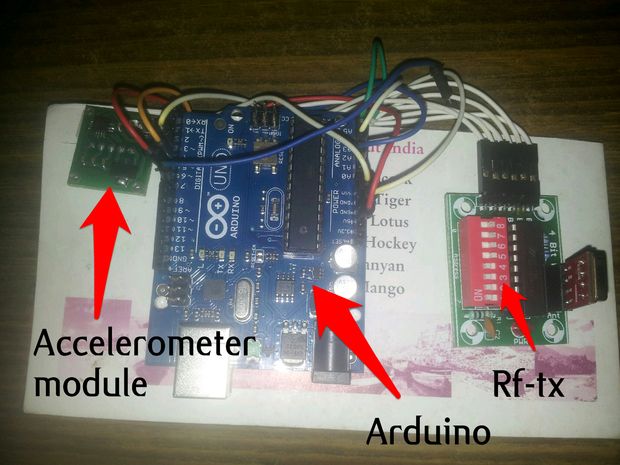 Arduino Accelerometer Car With Arduino