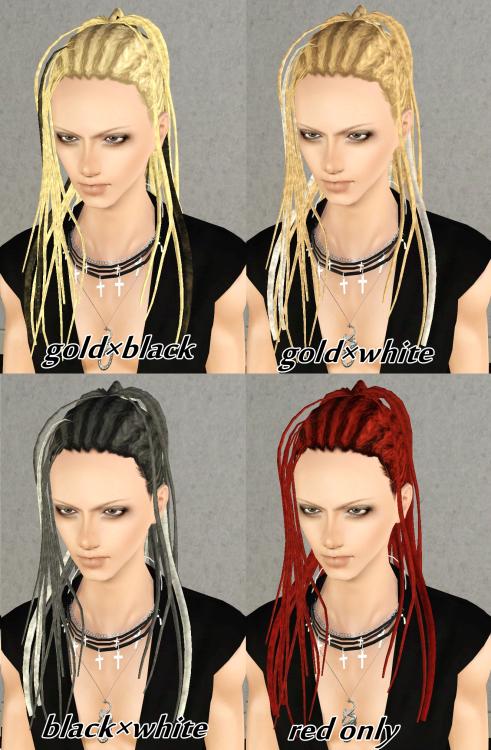 Best Daily Sims 3: S3 Hair001＆Hair02_Dreadlocks by ahiruchanet