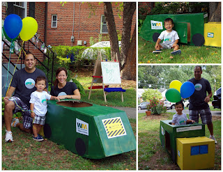 703 Mommy & Me: Cardboard Garbage Truck