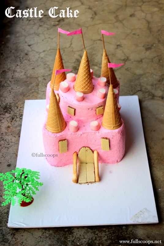 How to make a Castle Cake ~ Full Scoops - A food blog with easy,simple ...