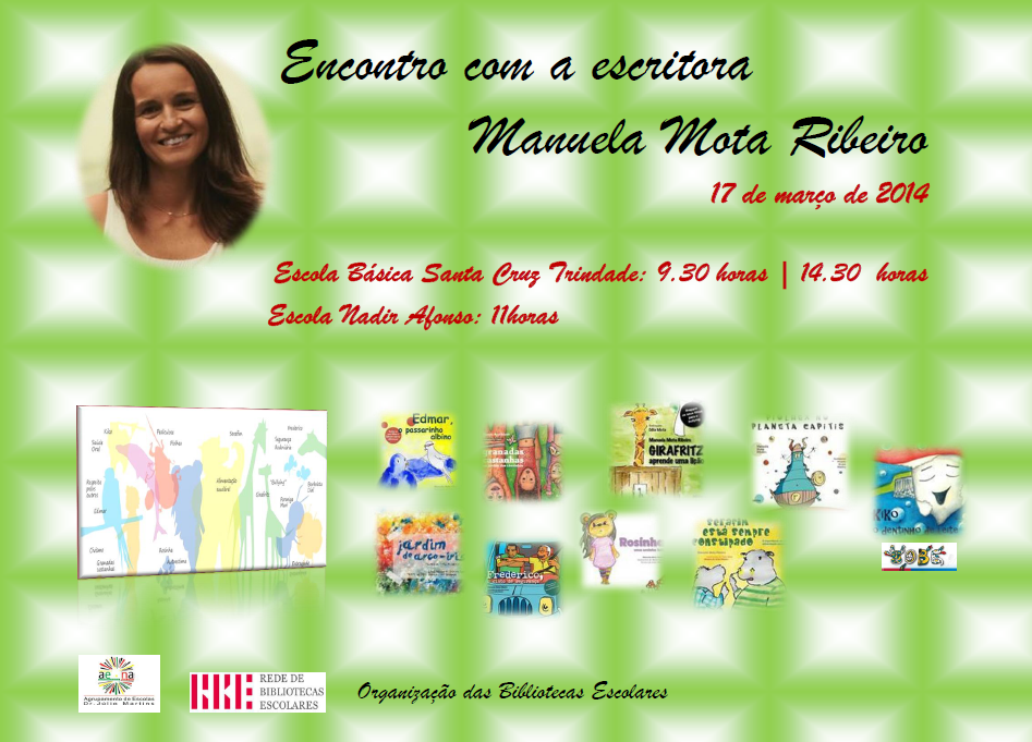 AEJM biblioteca Escolar : Encontro com a escritora Manuela Mota Ribeiro