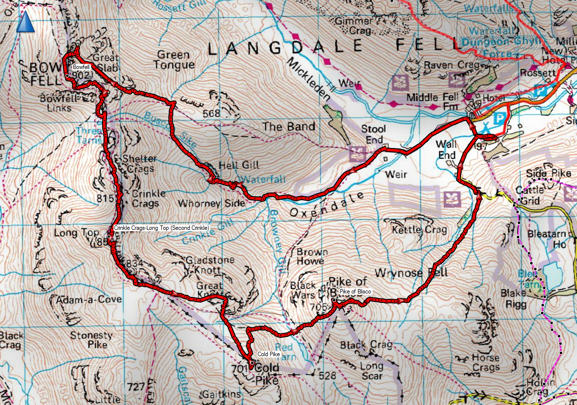 Bowfell, Crinkle Crags, Cold Pike & Pike O’Blisco | All the gear but no ...