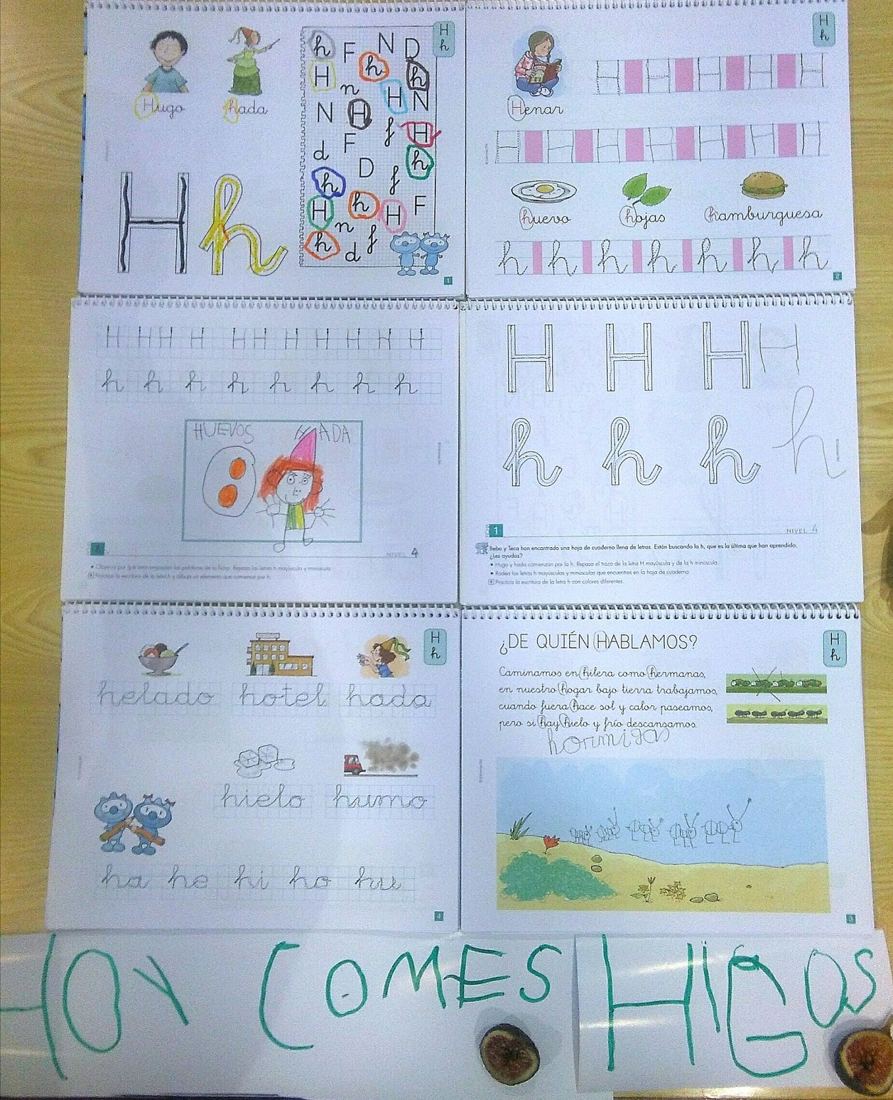 ACTIVIDADES INFANTIL: Hemos estado trabajando con la letra H