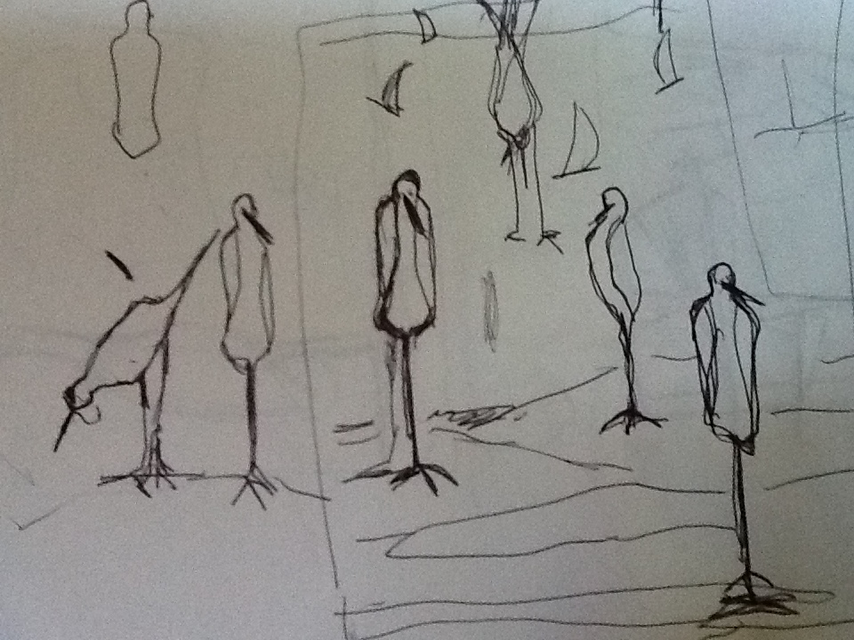 Phyllis Adams - A Painting Journal: The Stalkers
