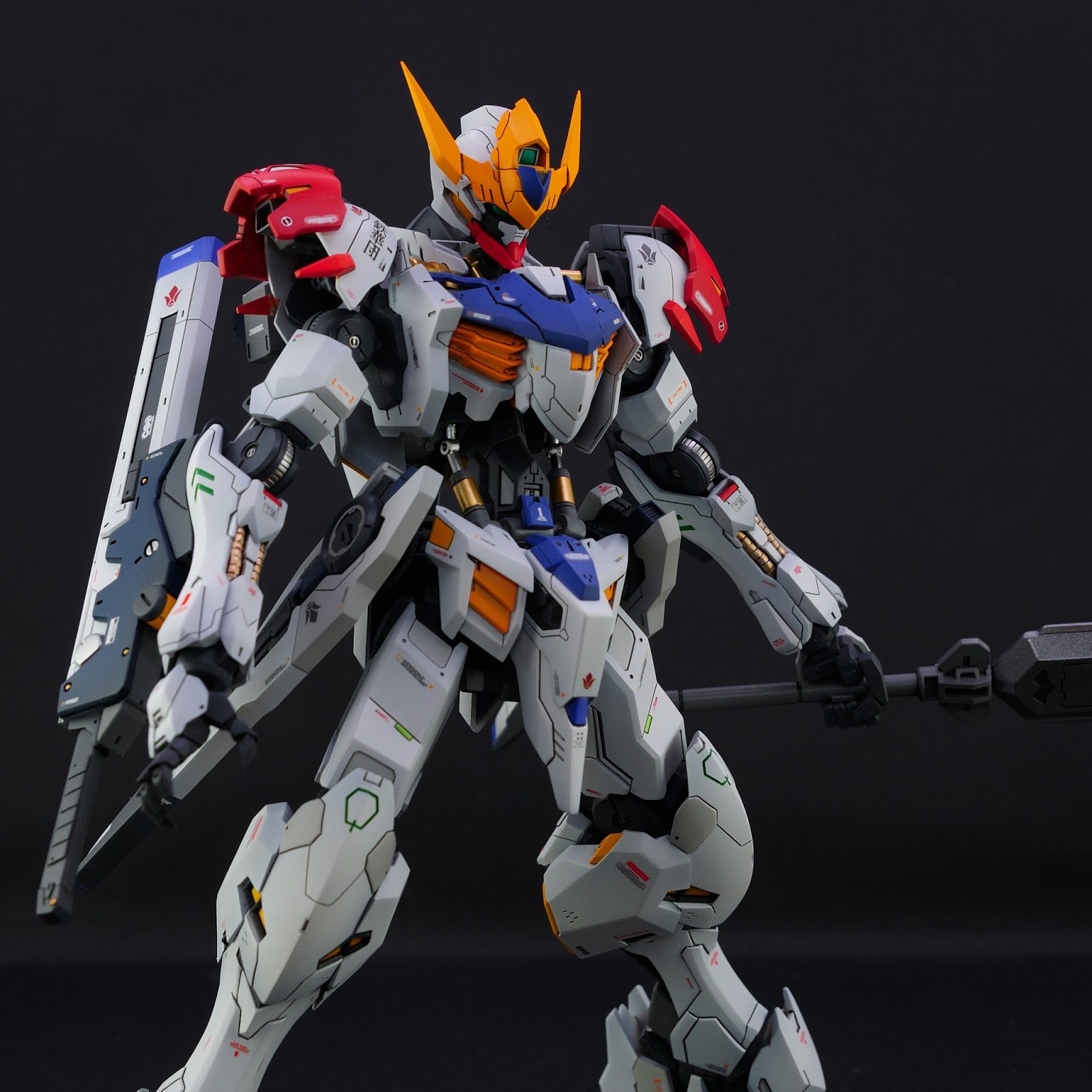 Custom Build: FM 1/100 Gundam Barbatos Lupus + Conversion