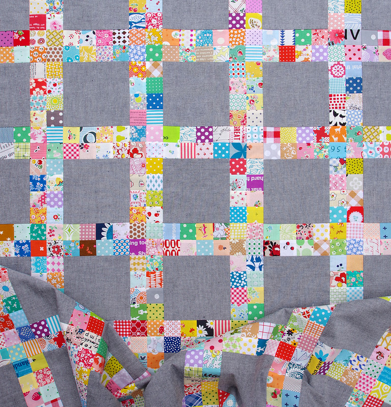 Red Pepper Quilts A Postage Stamp Scrap Buster Quilt