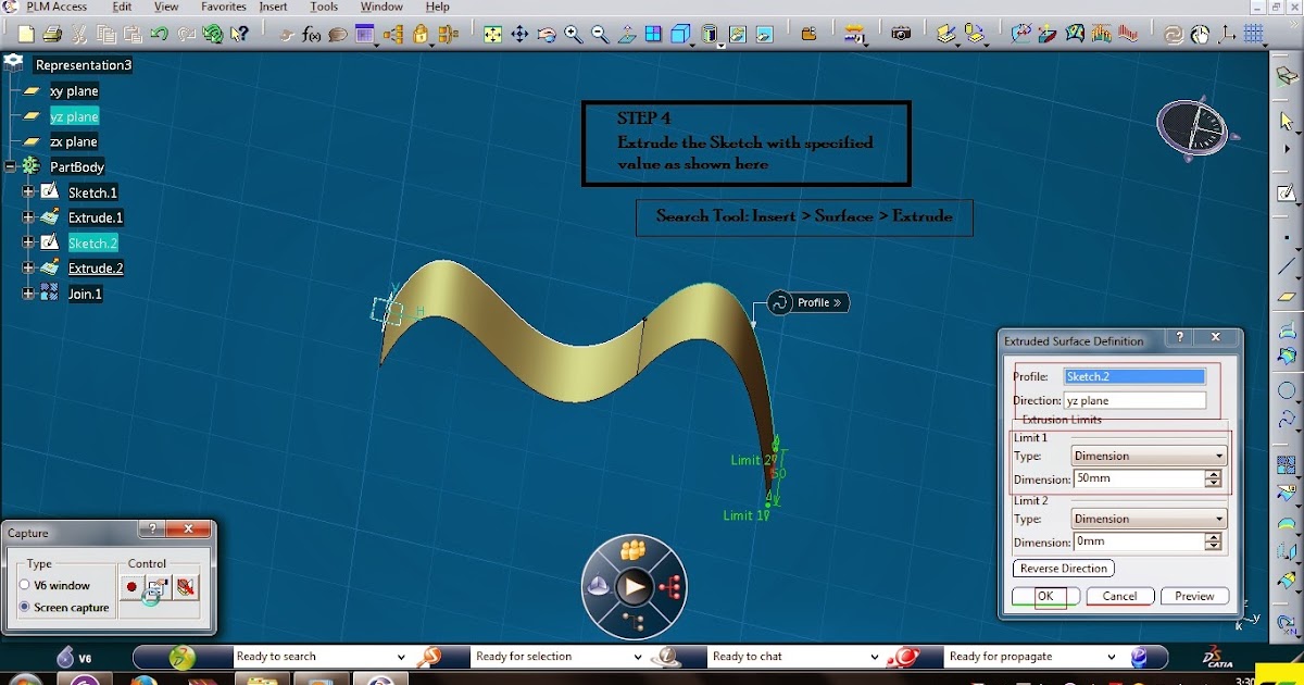 How To Use Join Surface Tool In Catia Caddskills