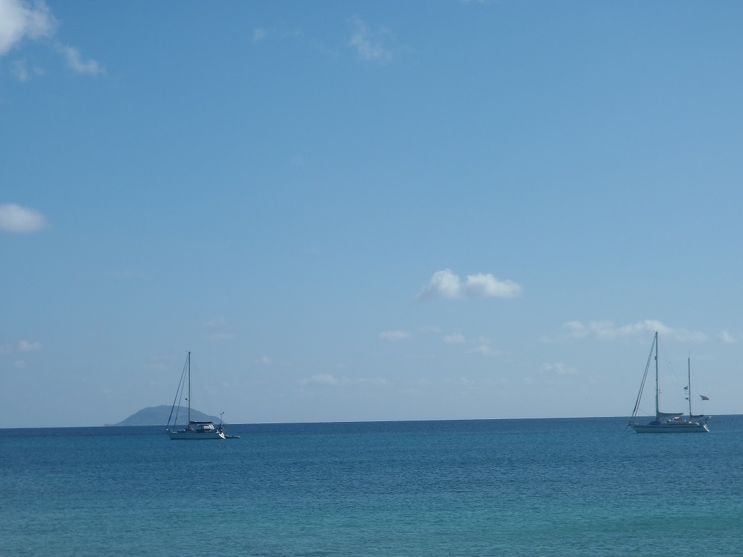 Rafiki, Loud en Marlène: Strand vol met schelpen, Isla Beata ...