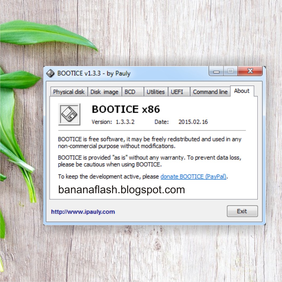 BOOTICE v1.3.3.2 | Banana Flash