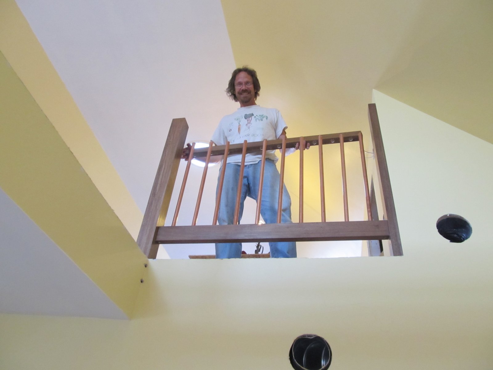 Thistle Creek House: Homemade Railing