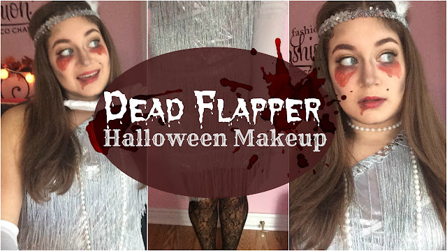 Dead Flapper Halloween Makeup Tutorial Fashionably Kelli