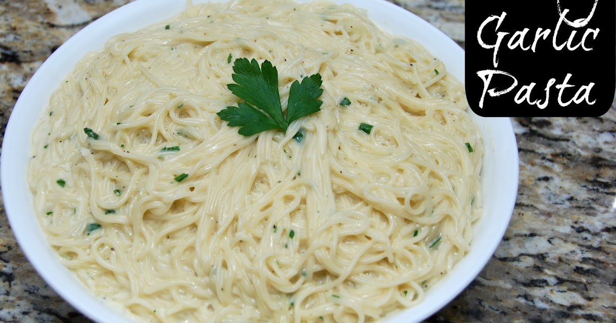 One Creative Housewife: Totally Yummy Creamy Garlic Pasta