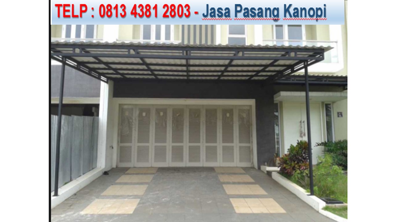 Gaya Terbaru Kanopi Galvalum Lengkung, Gambar Kanopi