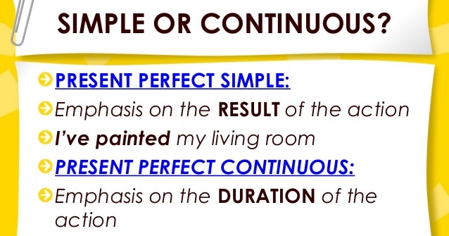 Valme's English Corner: Present Perf. Simple vs Present Perf. Cont.