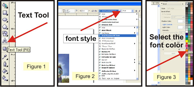 How To Add Text to An Image Using CorelDraw X3 | My VA Journal
