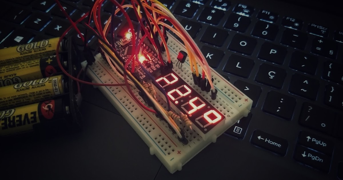 EfeitoNerd #Arduino #ESP32 #Attiny85: Termômetro Ambiente