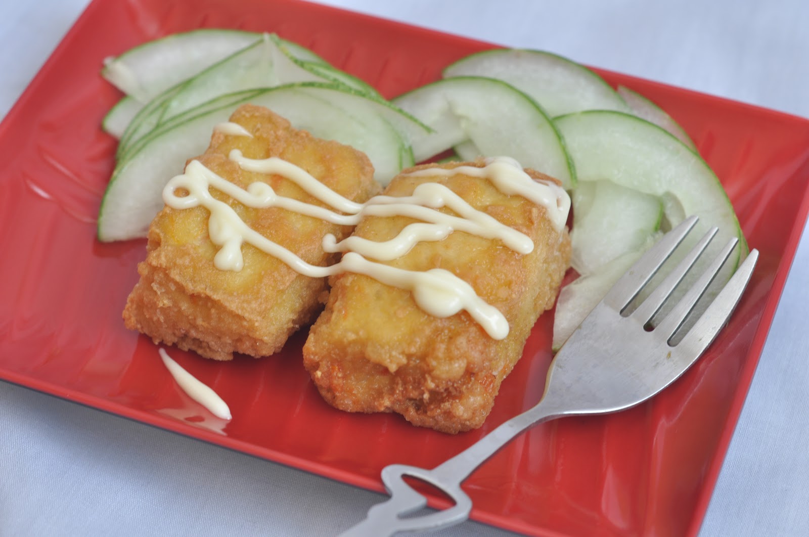 Veronica's Kitchen: Golden Seafood Bean-curd 黄金海鲜豆腐