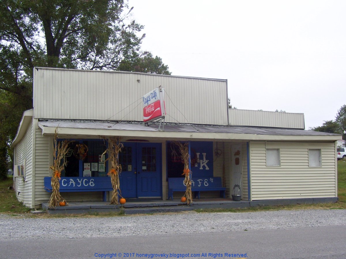 Honey Grove and Beyond: Cayce Cafe at Cayce, KY