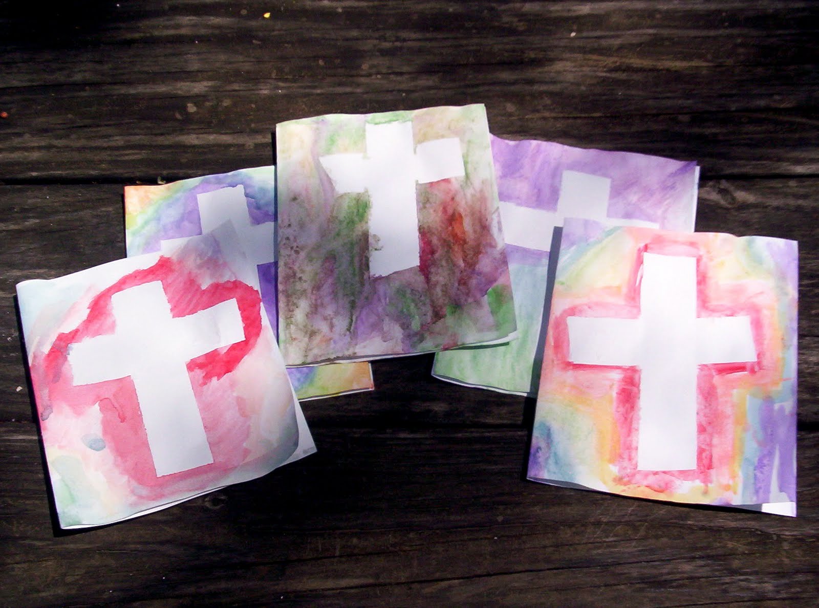 Roots of Simplicity: Watercolor Cross Cards for Easter