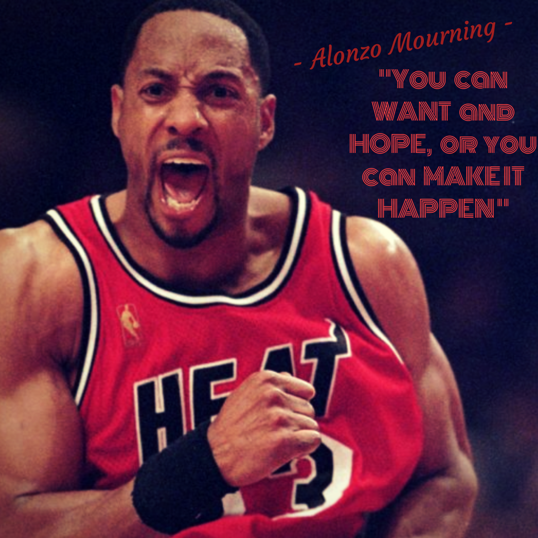 ~ The tough Alonzo Mourning during '96 - '97 season with the Miami Heat ...